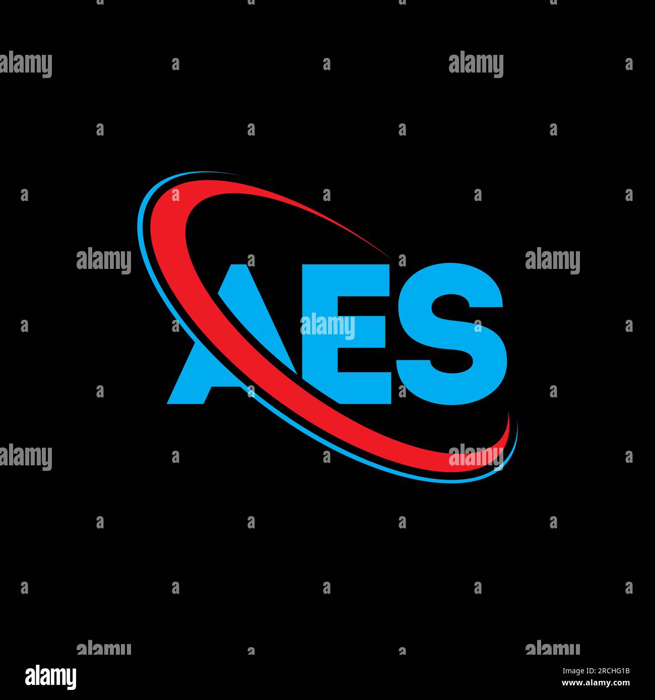 AES logo. AES letter. AES letter logo design. Initials AES logo linked with circle and uppercase ...