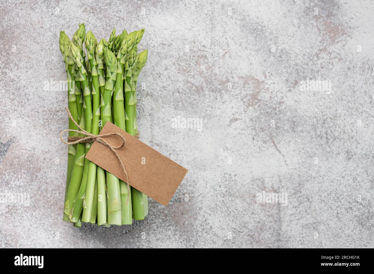 Asparagus organic label hi-res stock photography and images - Alamy