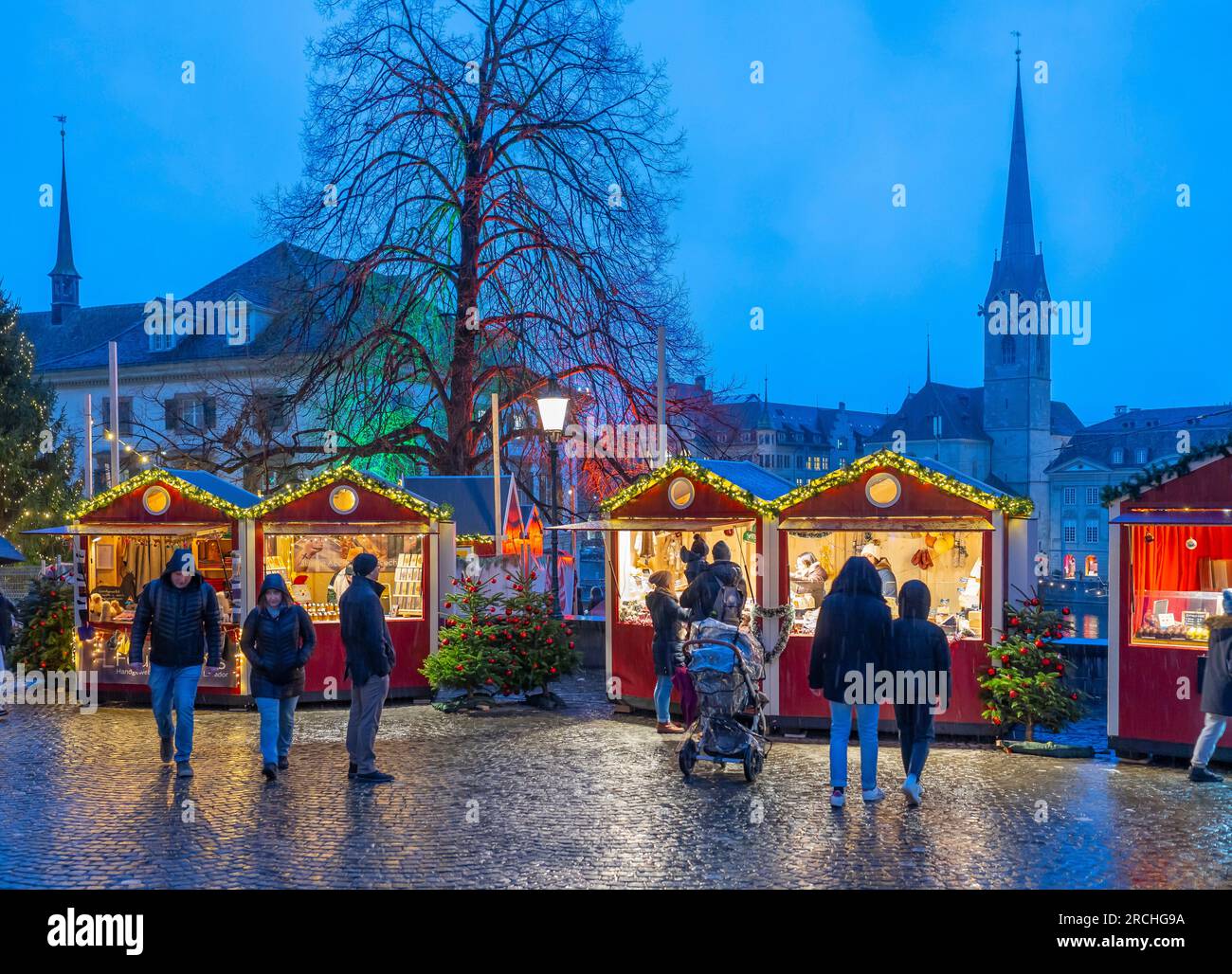 Zurich christmas market hi-res stock photography and images - Alamy