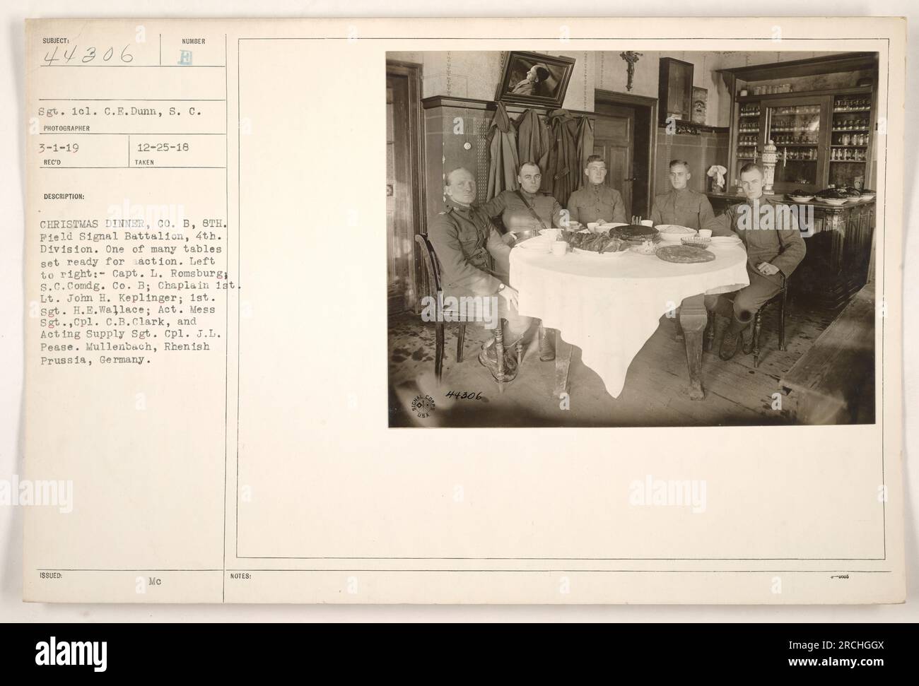 1st sgt h e wallace hi-res stock photography and images - Alamy