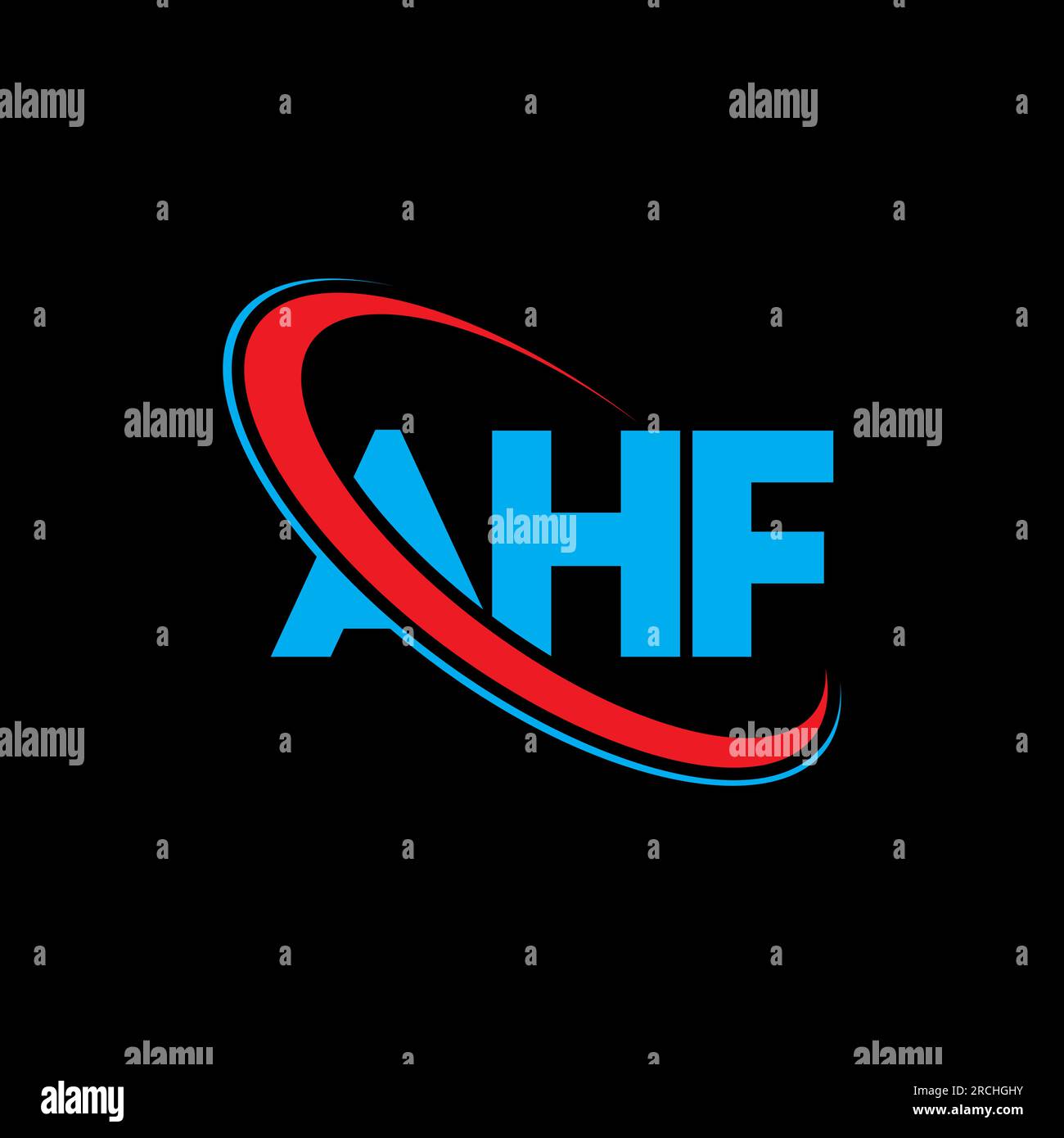 AHF logo. AHF letter. AHF letter logo design. Initials AHF logo linked ...
