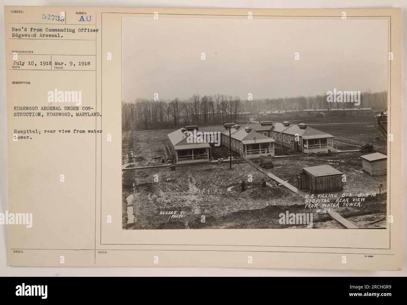 "Edgewood Arsenal under construction in Edgewood, MD. This photo shows ...