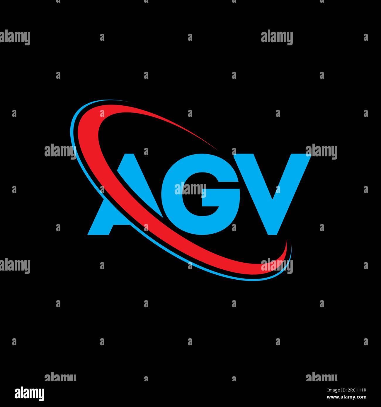 AGV logo. AGV letter. AGV letter logo design. Initials AGV logo linked ...