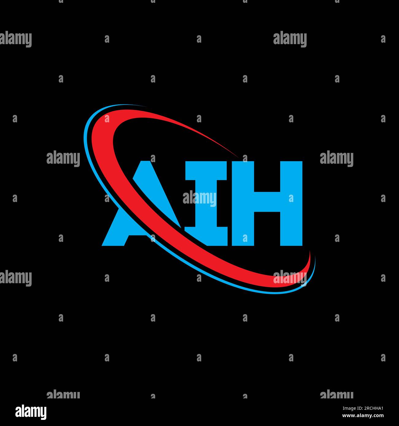 AIH logo. AIH letter. AIH letter logo design. Initials AIH logo linked ...