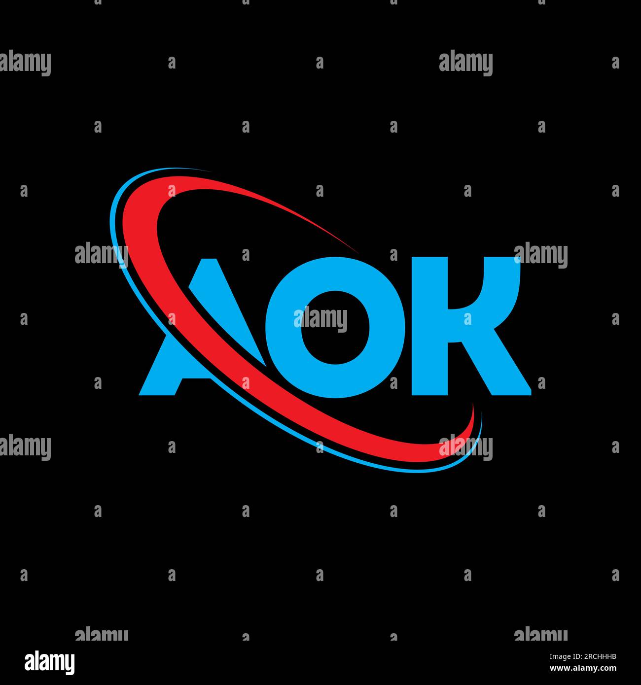 Aok Logo Aok Letter Aok Letter Logo Design Initials Aok Logo Linked With Circle And Uppercase