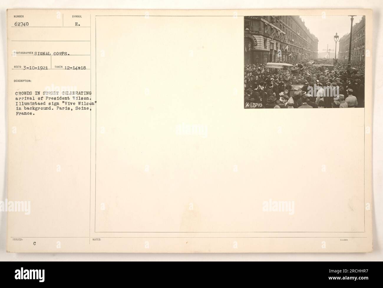 Crowds gathered in the streets of Paris, France to celebrate the ...