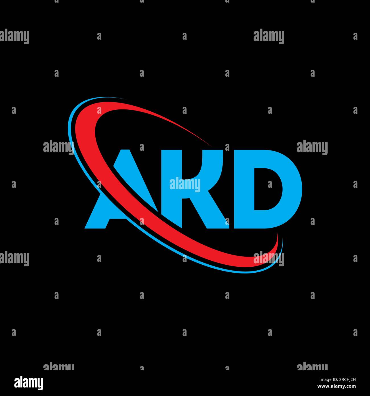 AKD logo. AKD letter. AKD letter logo design. Initials AKD logo linked ...