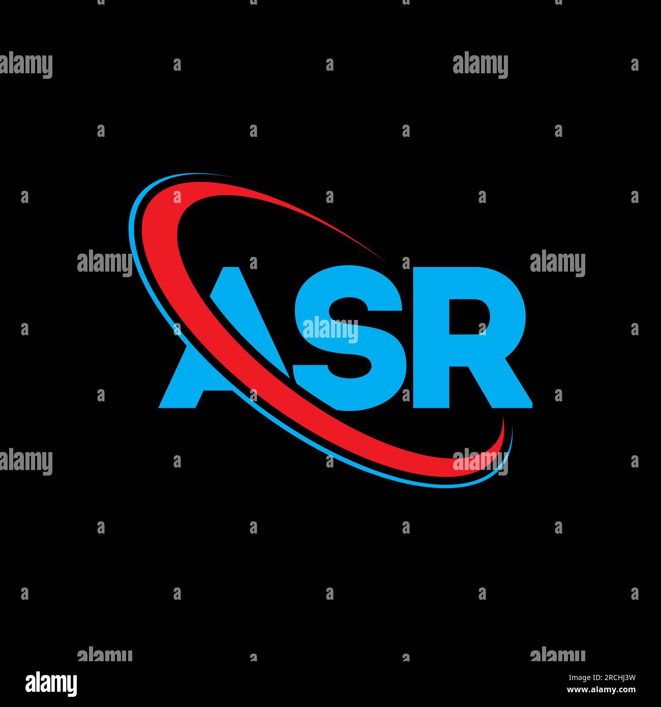 ASR logo. ASR letter. ASR letter logo design. Initials ASR logo linked with circle and uppercase ...