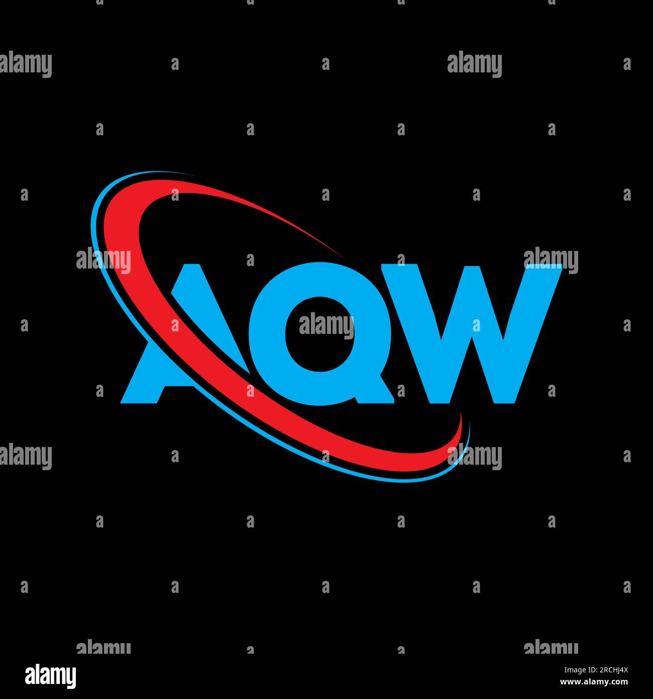 AQW logo. AQW letter. AQW letter logo design. Initials AQW logo linked ...
