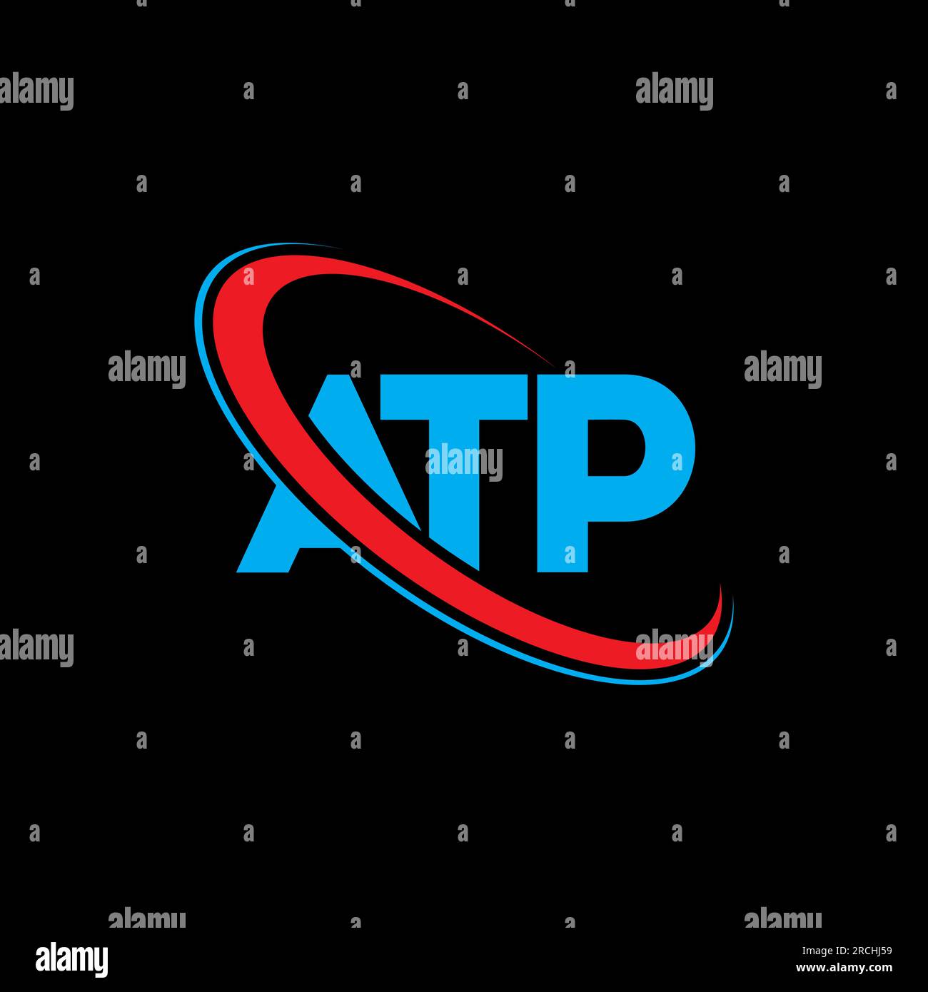 ATP logo. ATP letter. ATP letter logo design. Initials ATP logo linked ...
