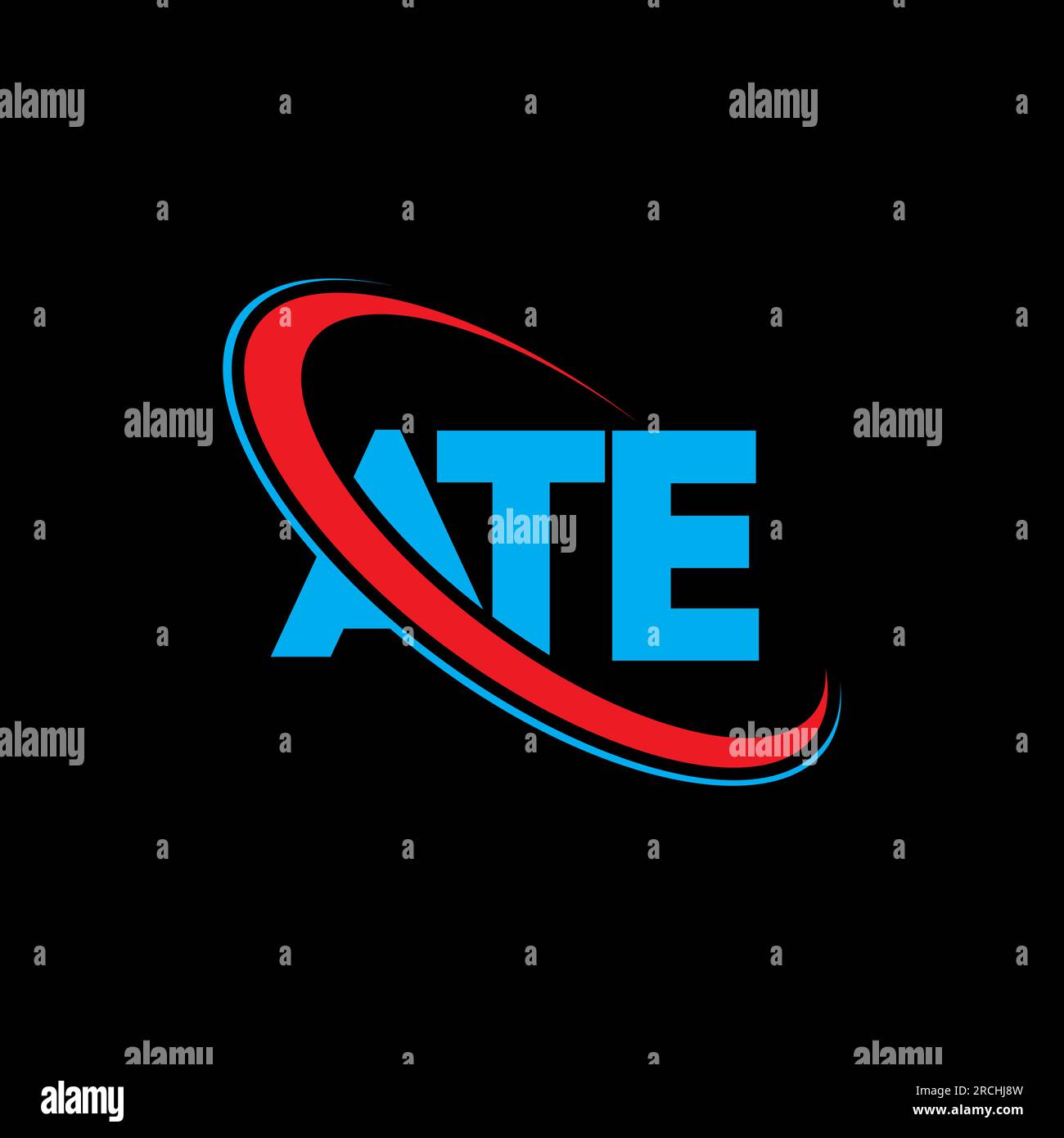 ATE logo. ATE letter. ATE letter logo design. Initials ATE logo linked ...