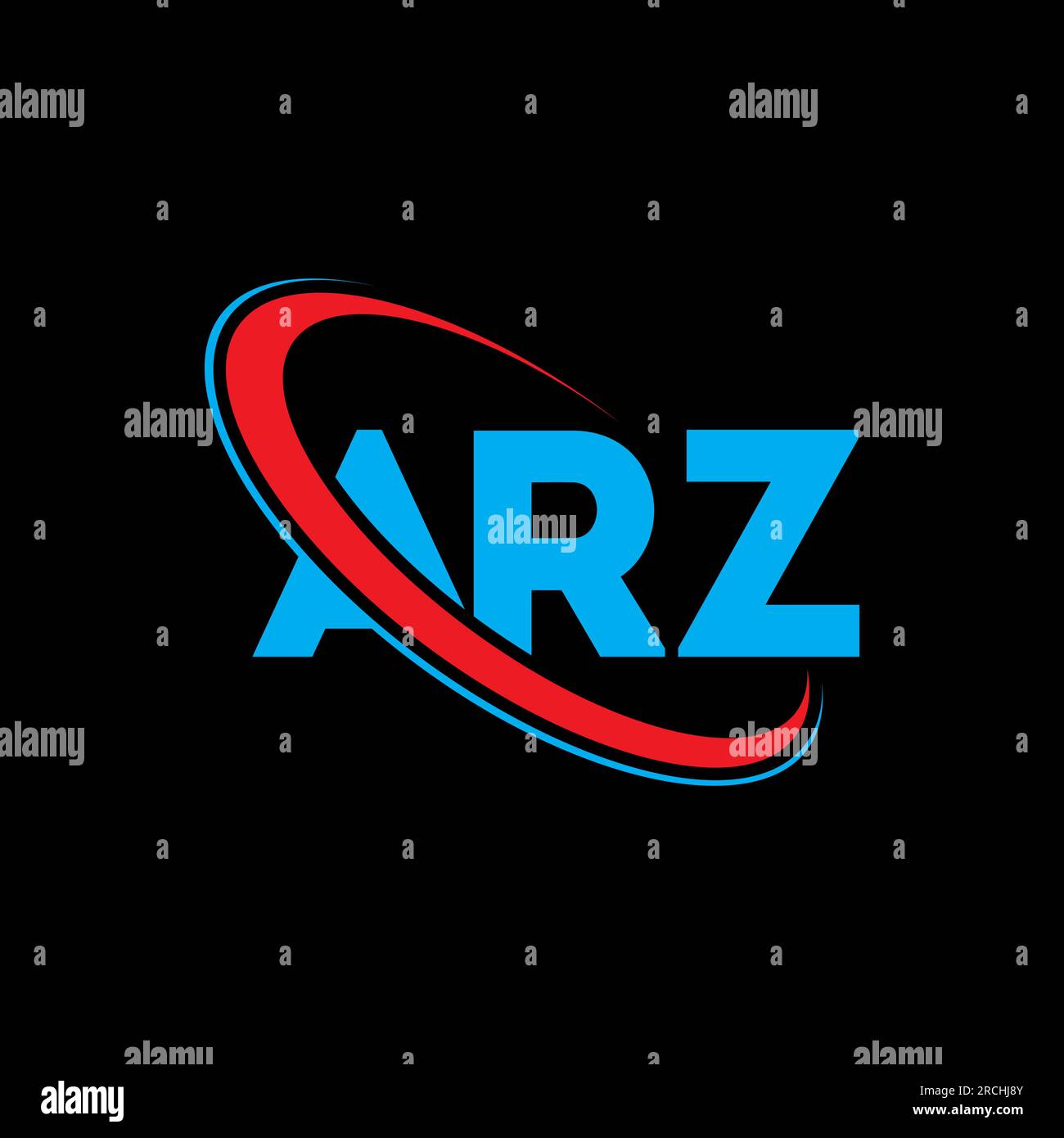 ARZ logo. ARZ letter. ARZ letter logo design. Initials ARZ logo linked ...