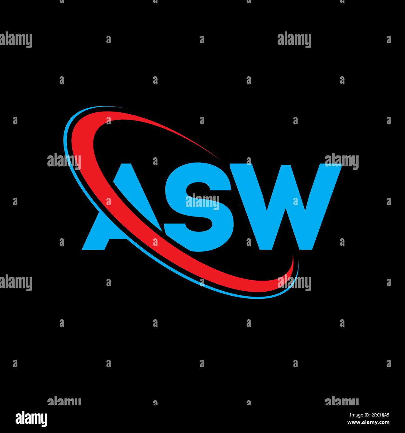 ASW logo. ASW letter. ASW letter logo design. Initials ASW logo linked ...