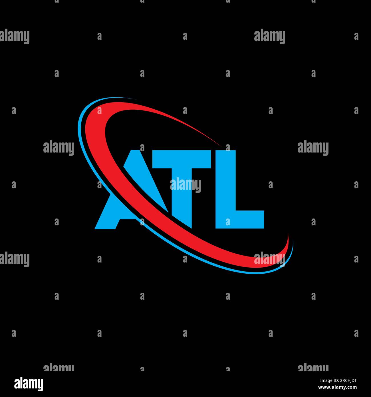 ATL logo. ATL letter. ATL letter logo design. Initials ATL logo linked ...