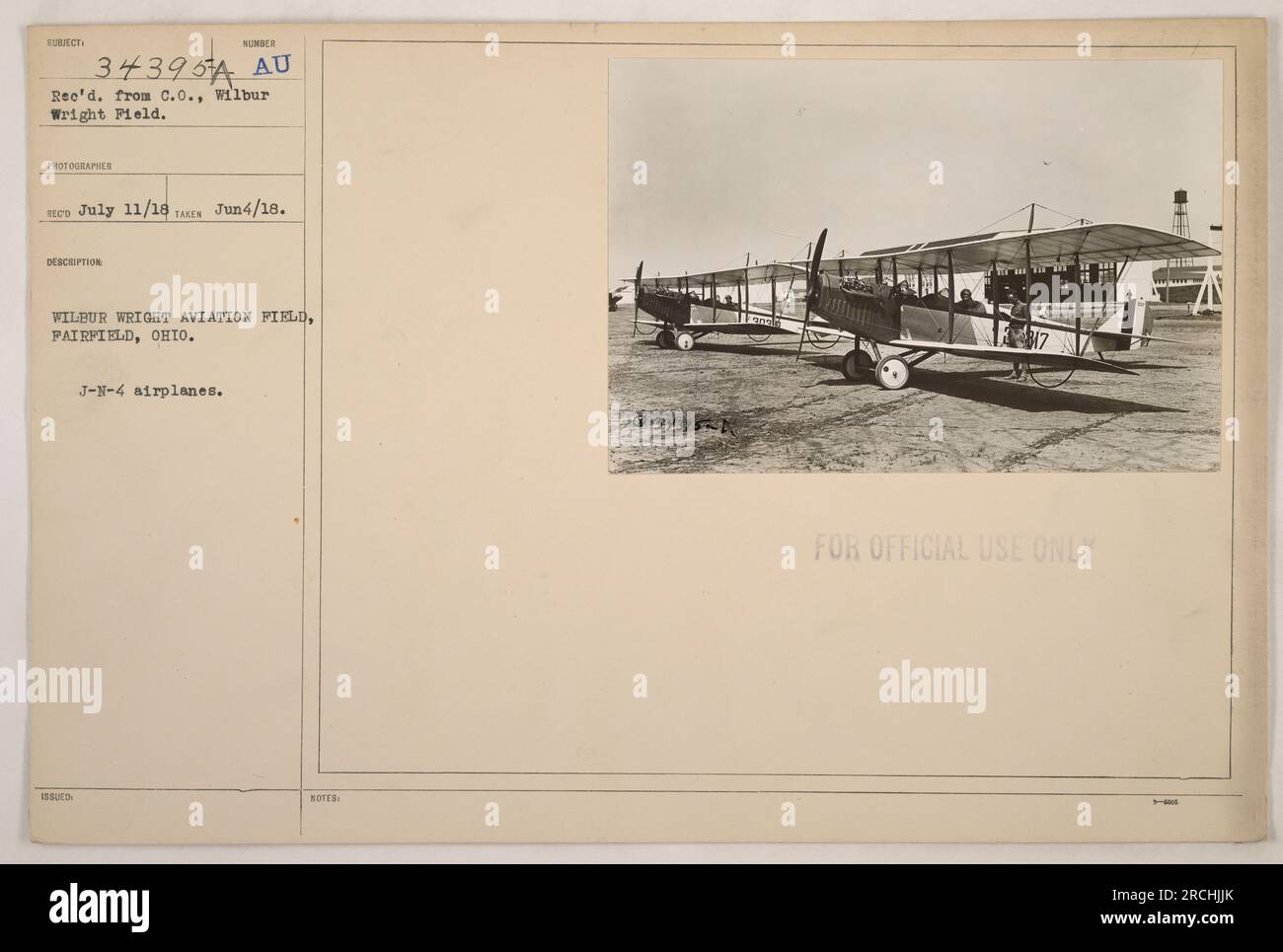 Aerial view of Wilbur Wright Aviation Field in Fairfield, Ohio during ...