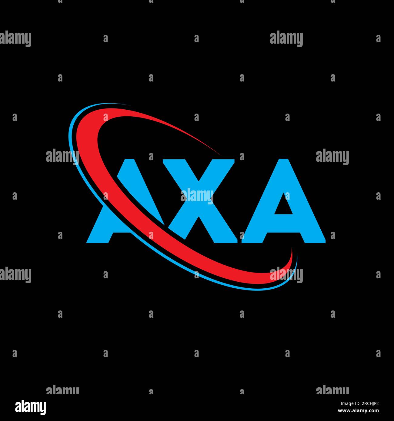 AXA logo. AXA letter. AXA letter logo design. Initials AXA logo linked ...