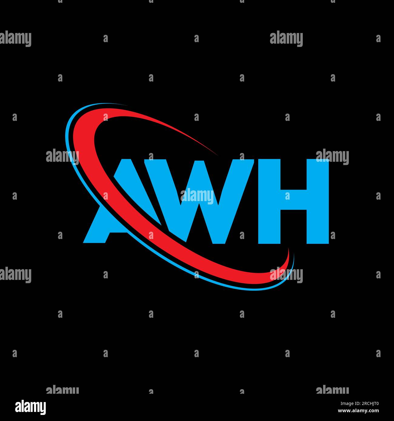 AWH logo. AWH letter. AWH letter logo design. Initials AWH logo linked ...