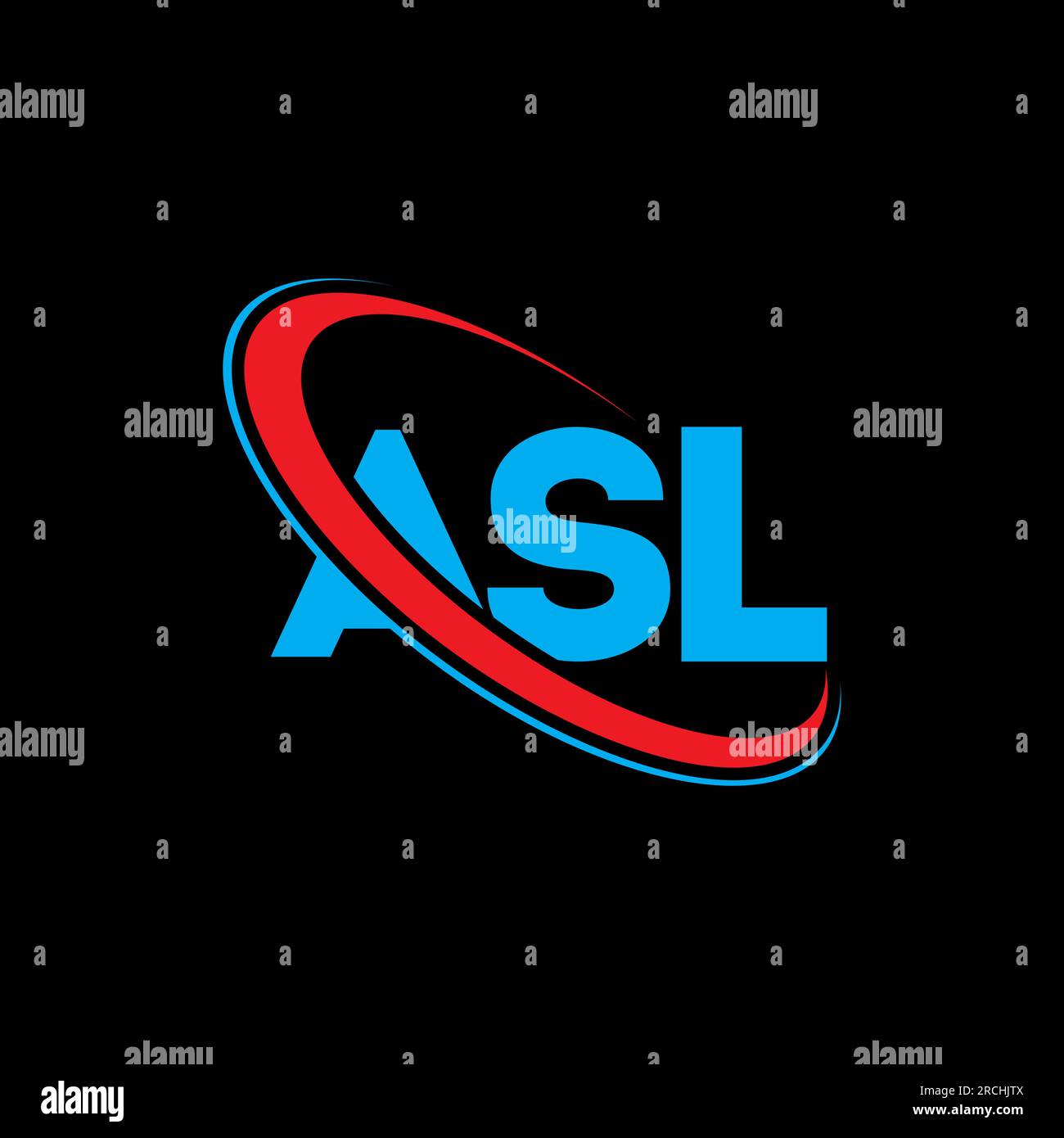 ASL logo. ASL letter. ASL letter logo design. Initials ASL logo linked ...