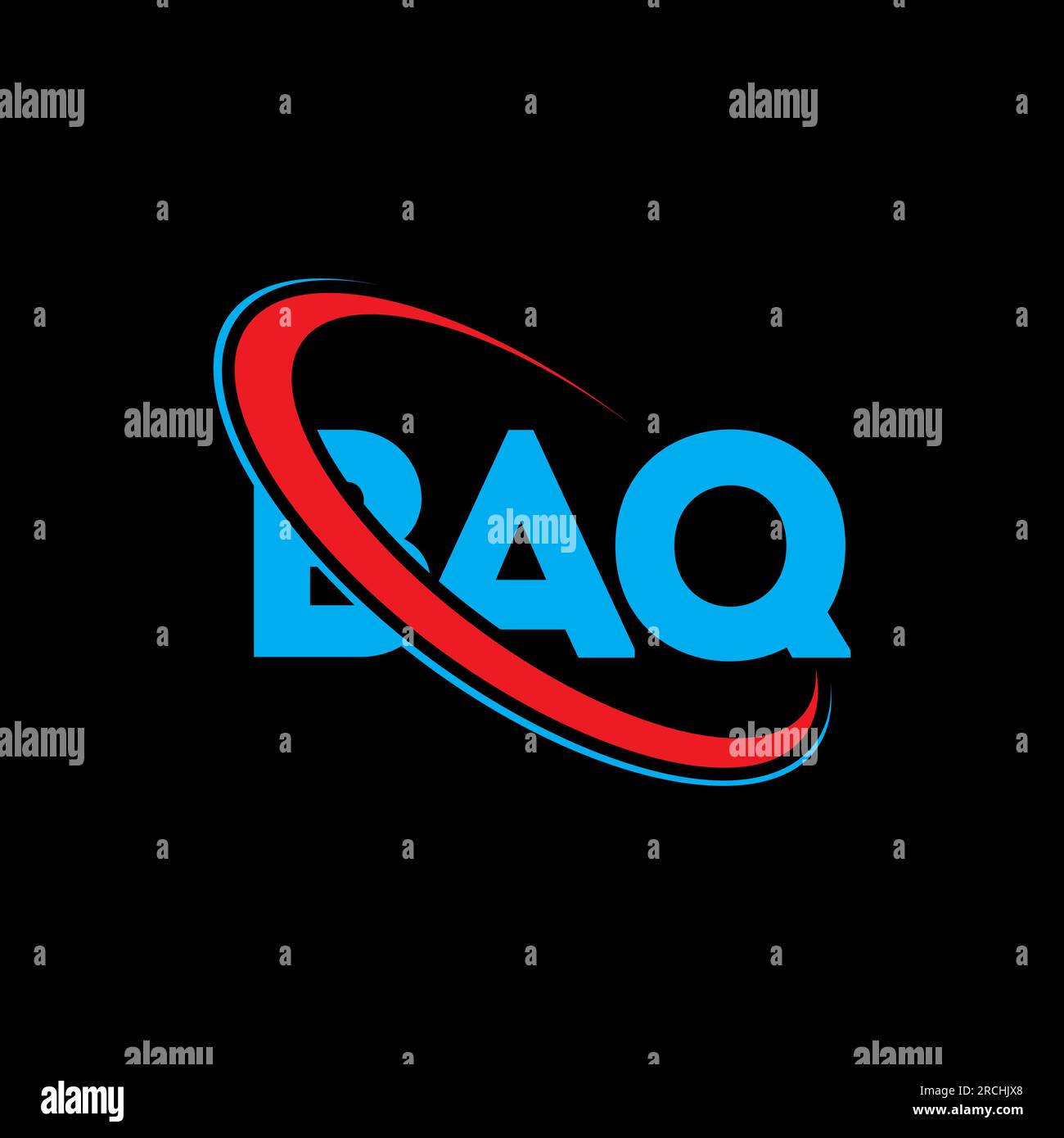 BAQ logo. BAQ letter. BAQ letter logo design. Initials BAQ logo linked ...