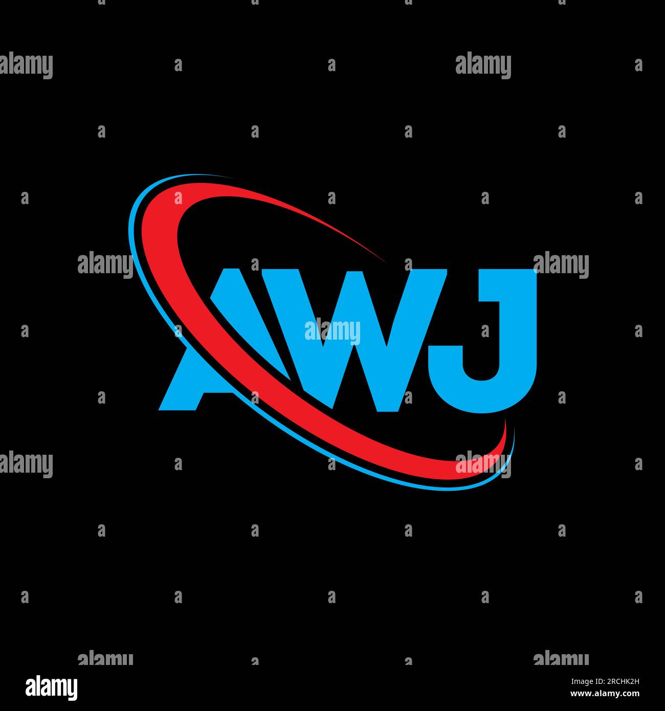 Awj logo design hi-res stock photography and images - Alamy
