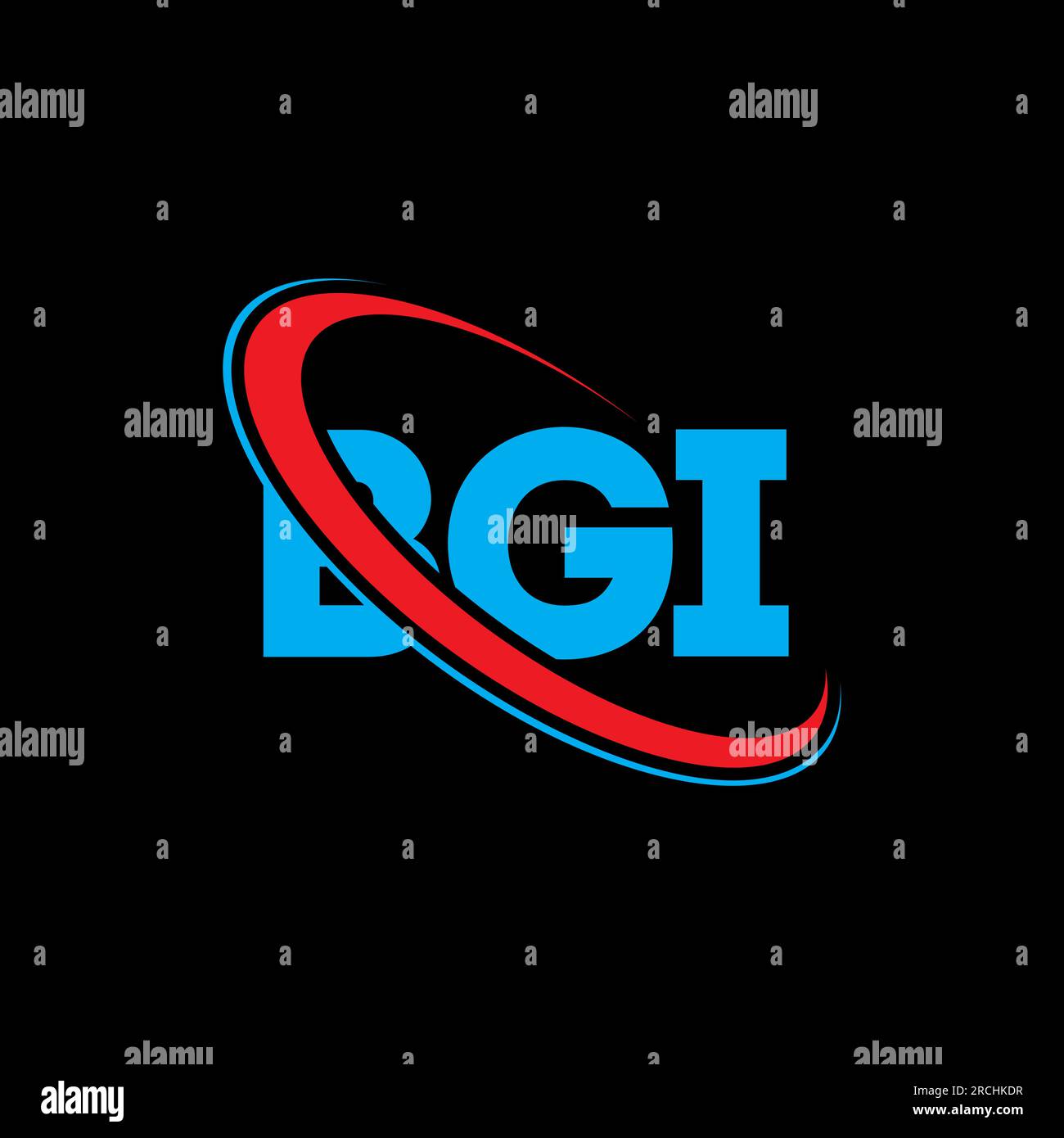 BGI logo. BGI letter. BGI letter logo design. Initials BGI logo linked ...