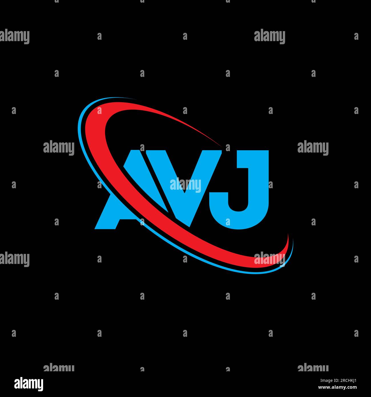 AVJ logo. AVJ letter. AVJ letter logo design. Initials AVJ logo linked ...