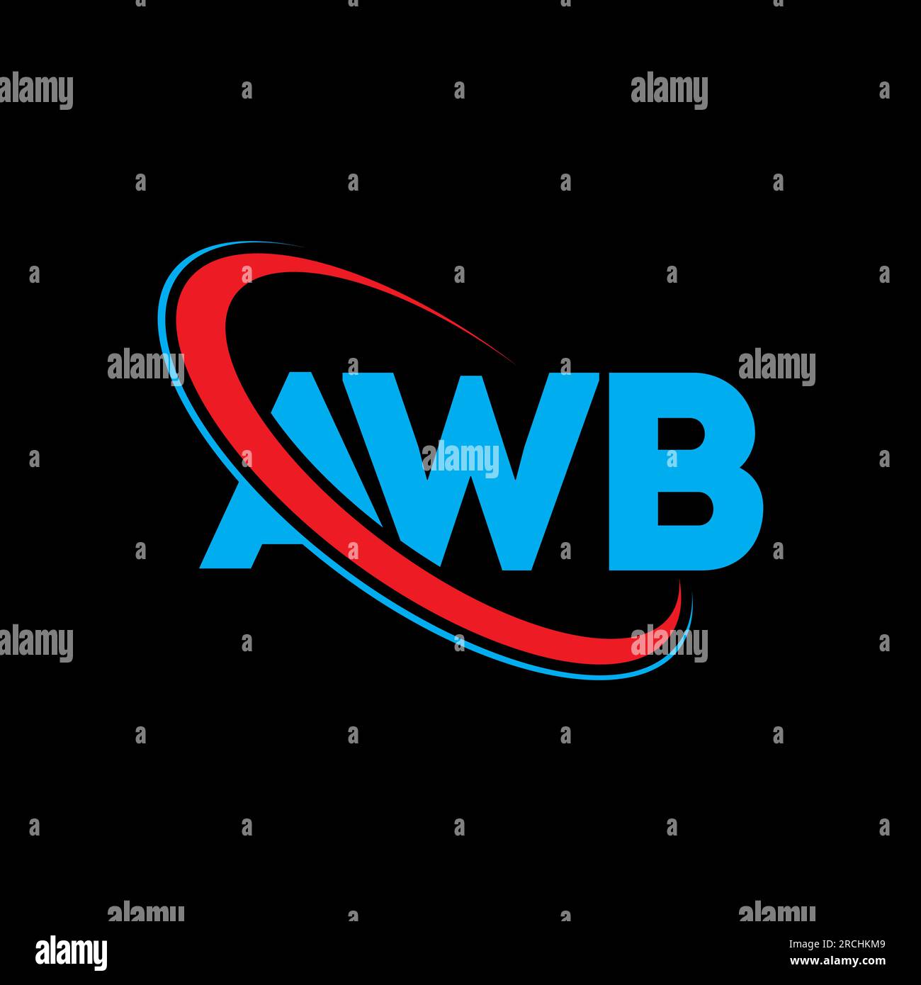 AWB logo. AWB letter. AWB letter logo design. Initials AWB logo linked ...