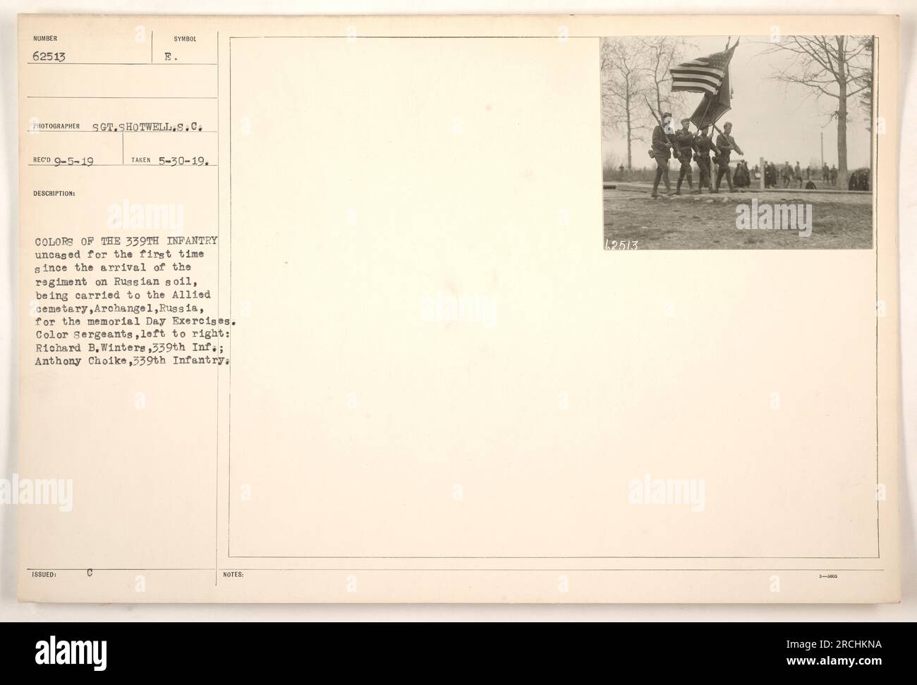 Colors of 339th infantry hi-res stock photography and images - Alamy