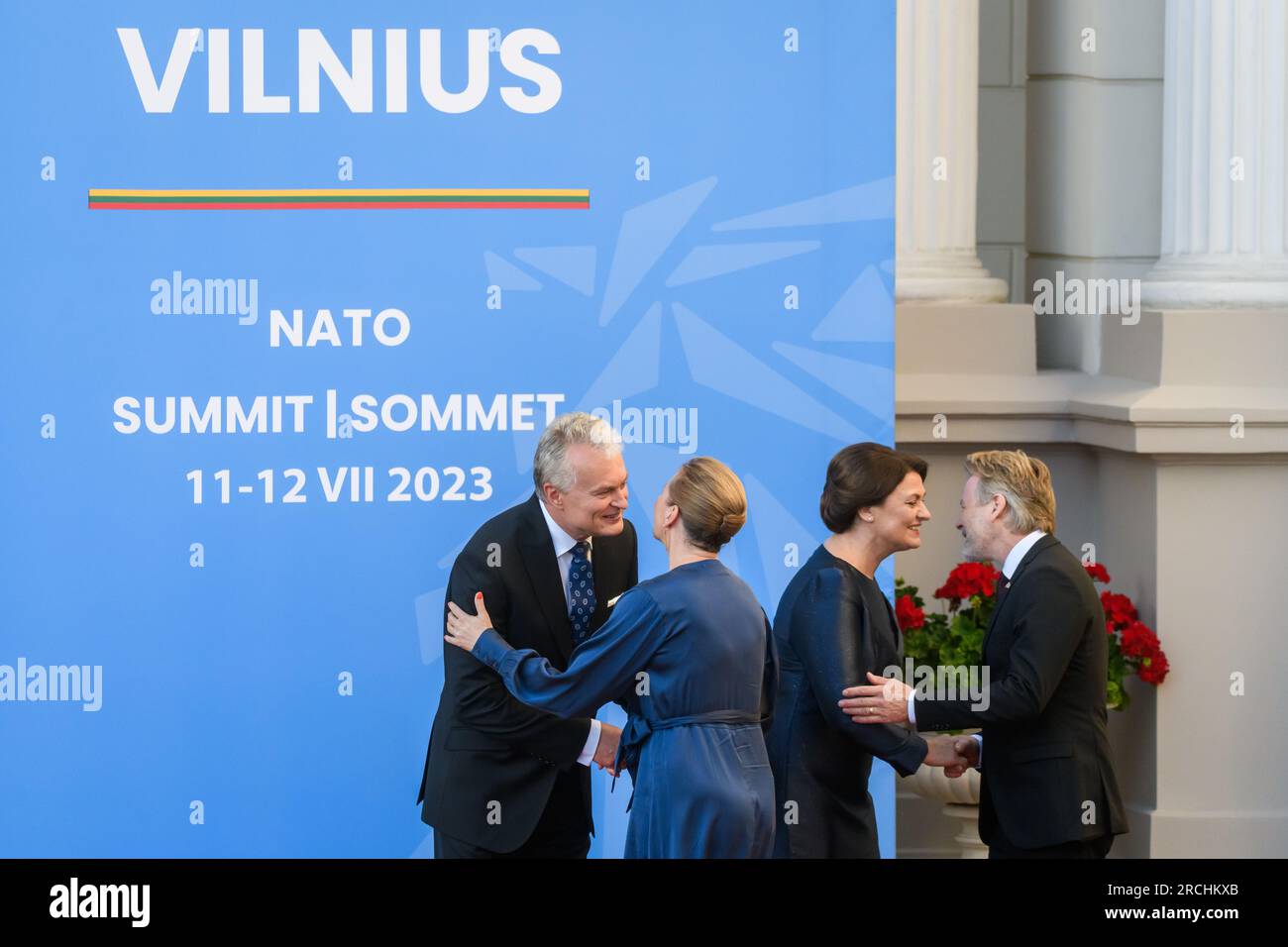 VILNIUS, LITHUANIA. 12th July 2023. Heads of States and Heads of ...