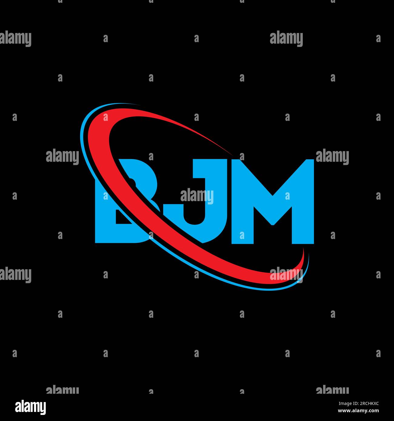 Bjm circle logo Stock Vector Images - Alamy