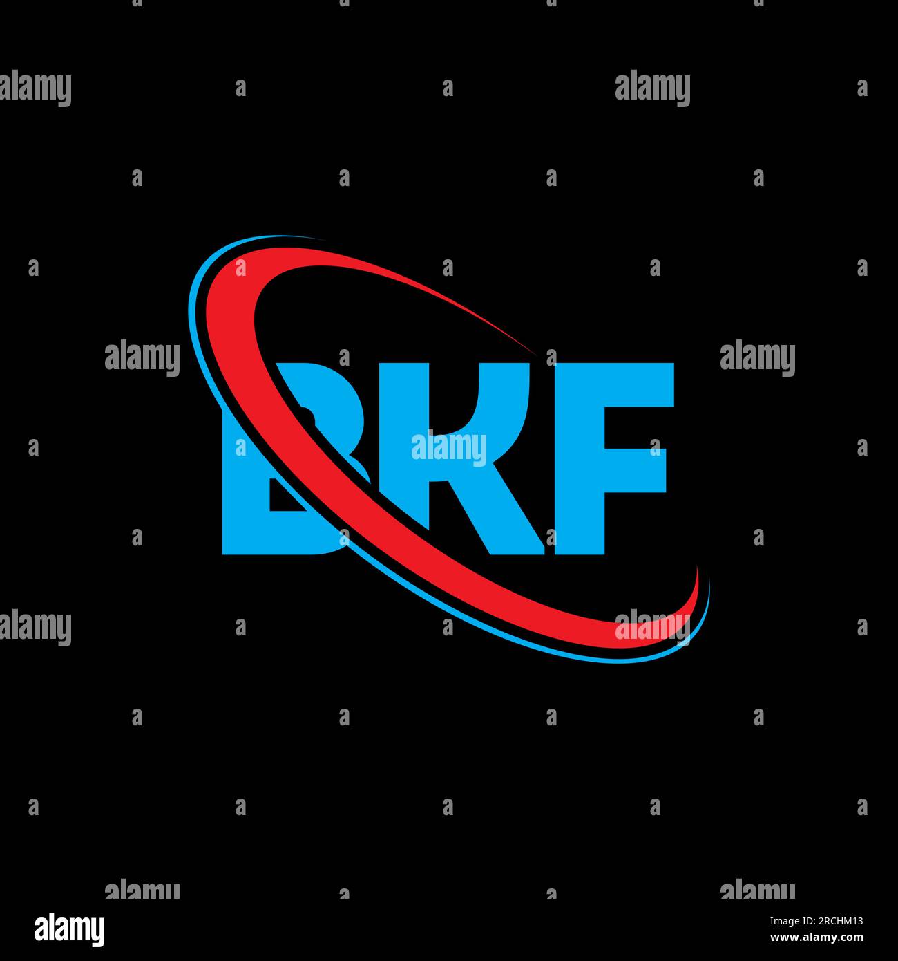 BKF logo. BKF letter. BKF letter logo design. Initials BKF logo linked ...