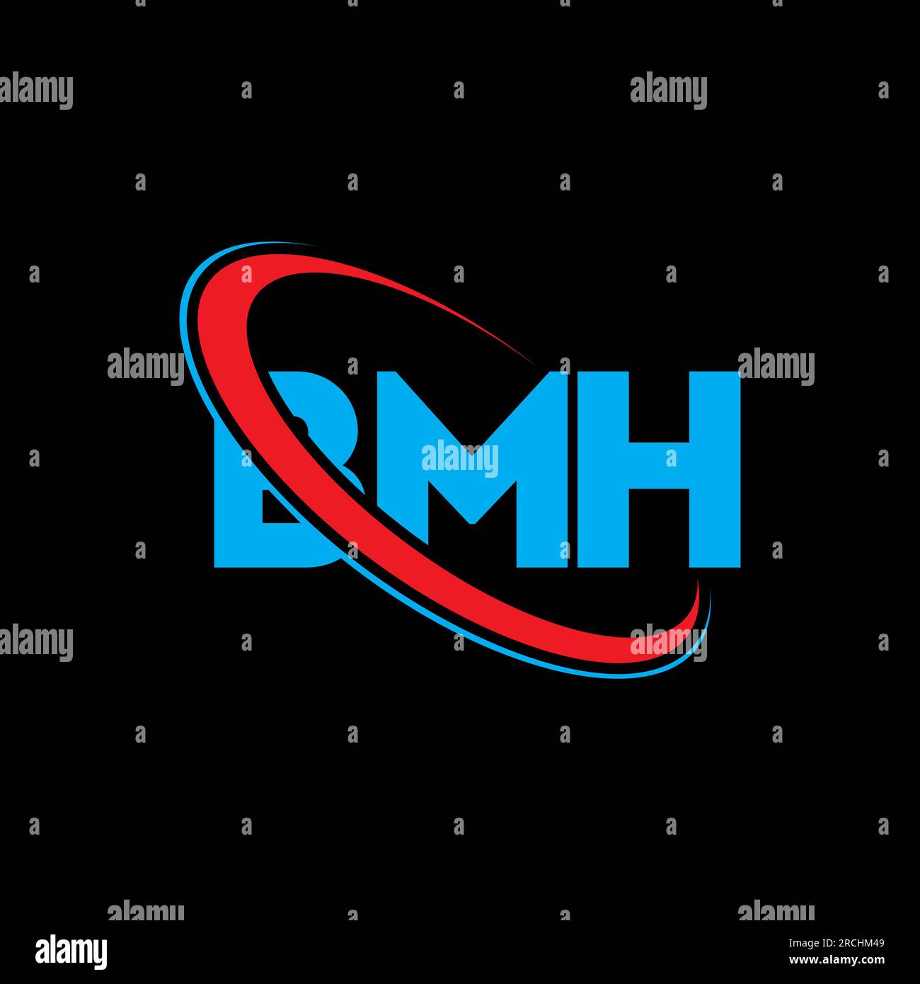 BMH logo. BMH letter. BMH letter logo design. Initials BMH logo linked ...