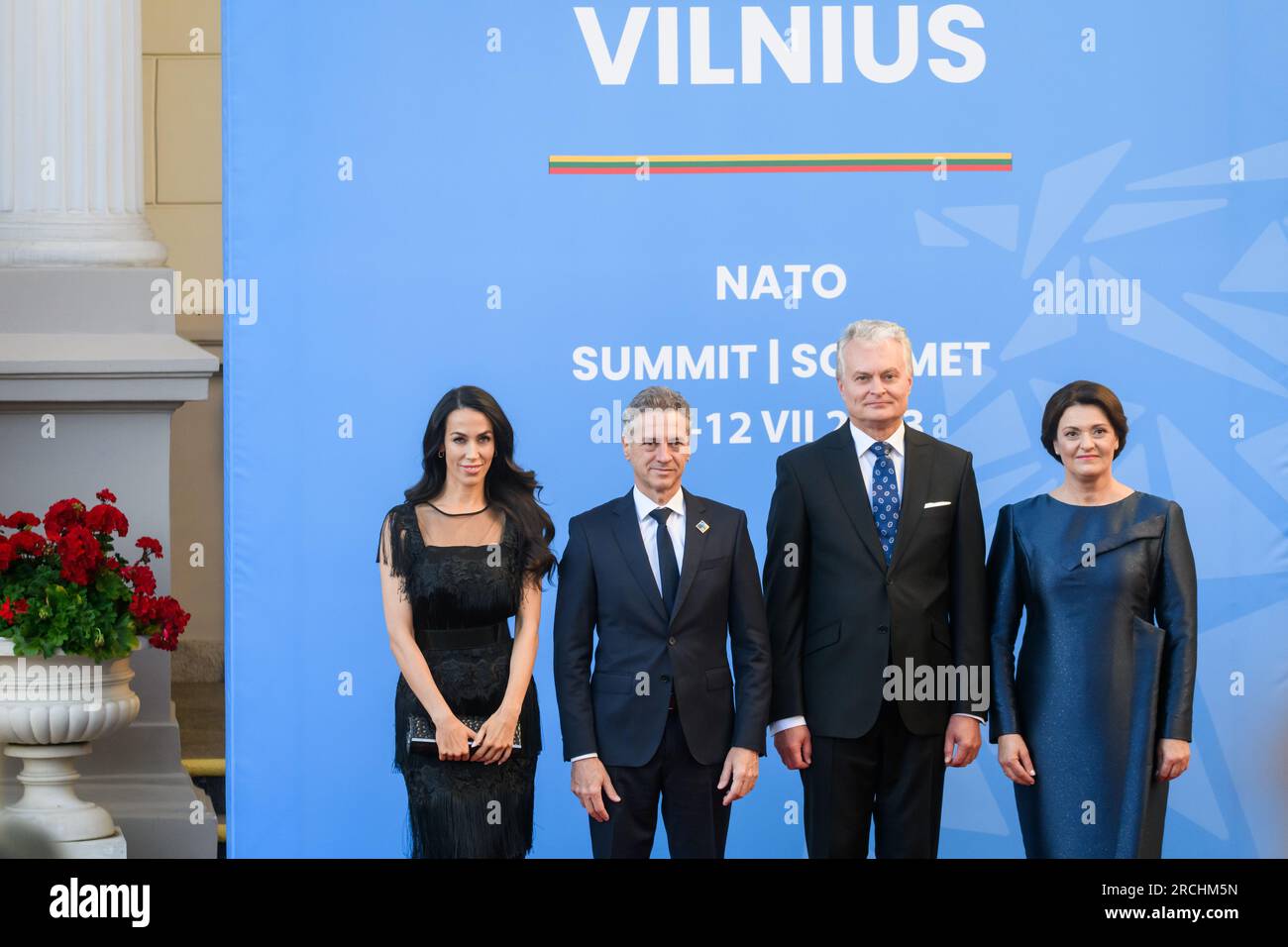 VILNIUS, LITHUANIA. 12th July 2023. Heads of States and Heads of ...