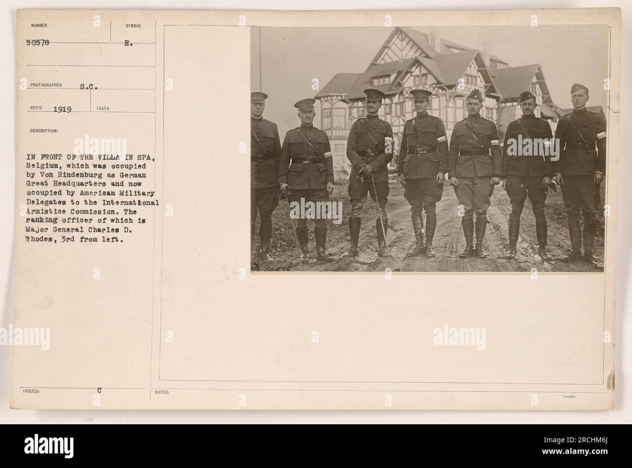 Major general charles d rhodes hi-res stock photography and images - Alamy