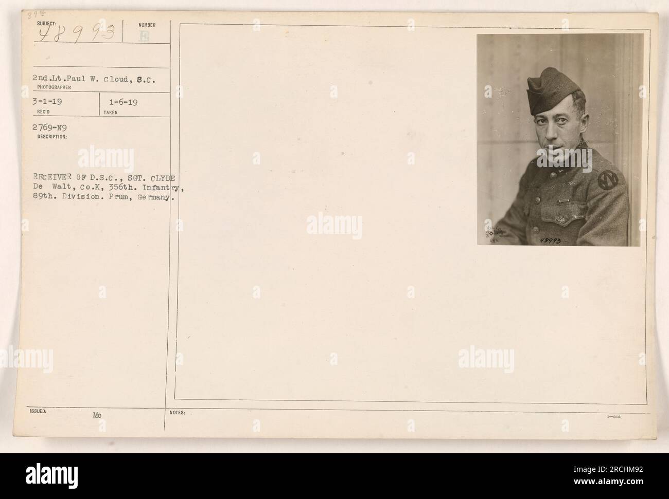 Sgt clyde de walt hi-res stock photography and images - Alamy