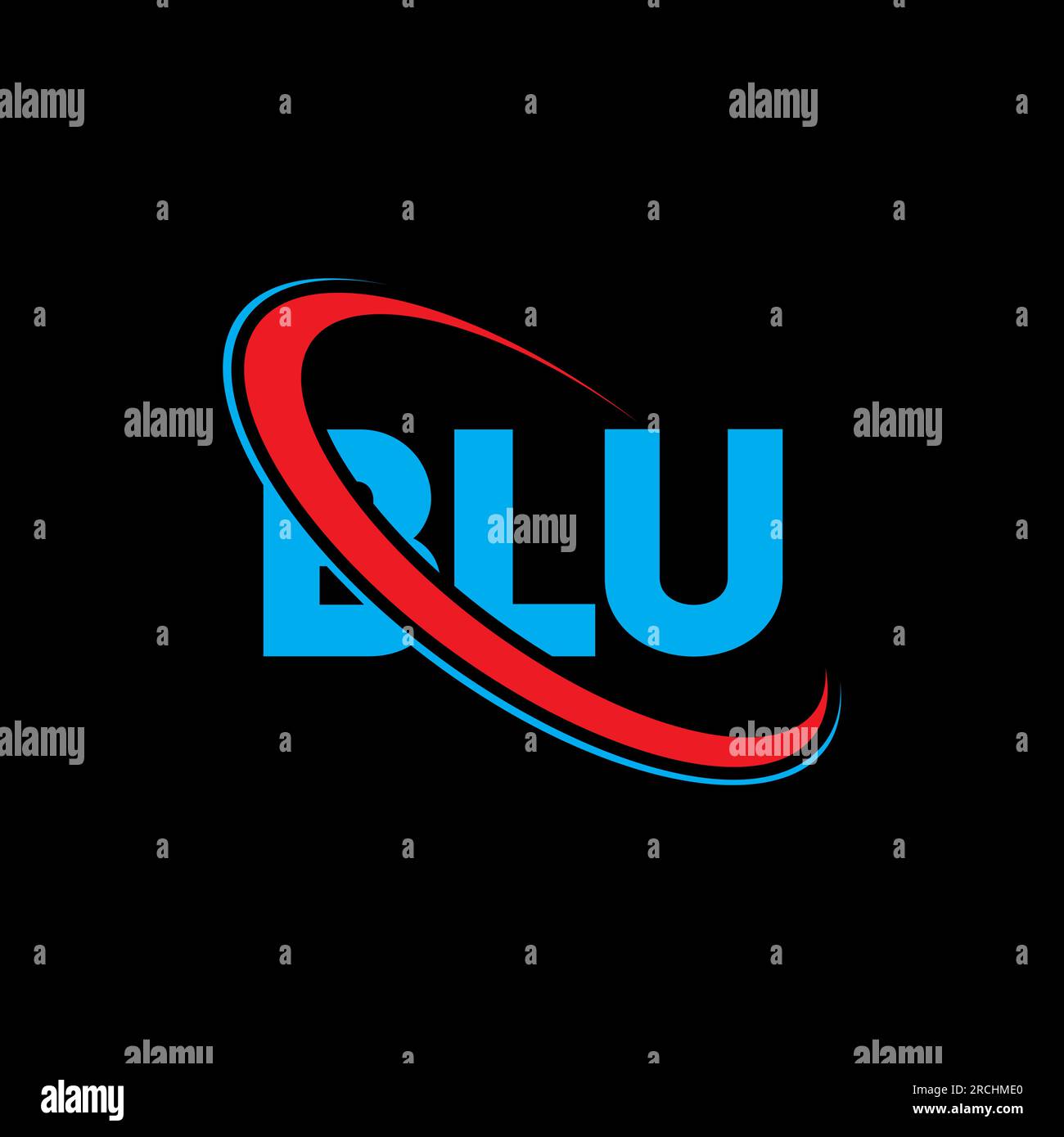 BLU logo. BLU letter. BLU letter logo design. Initials BLU logo linked ...