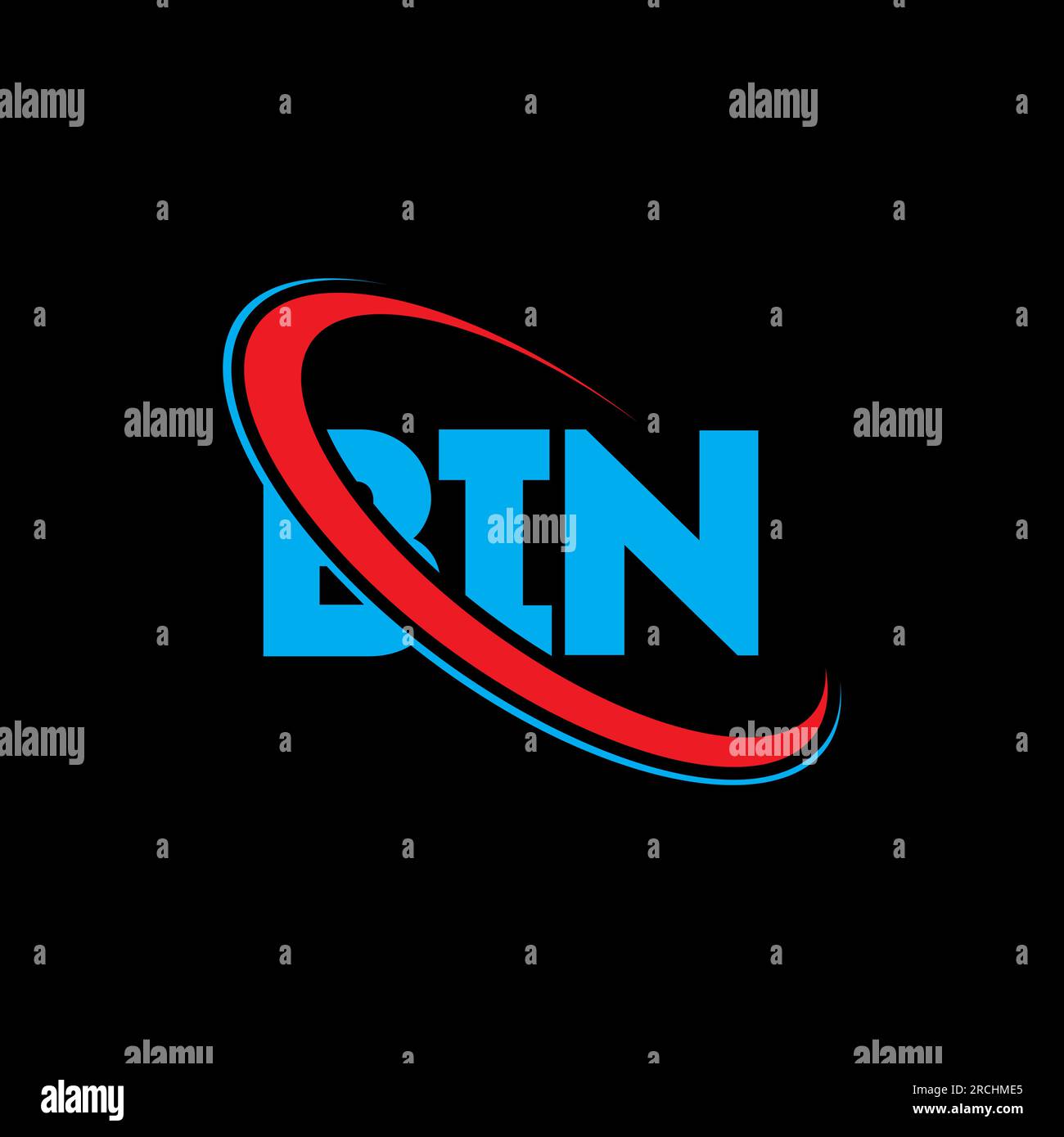 BIN logo. BIN letter. BIN letter logo design. Initials BIN logo linked ...