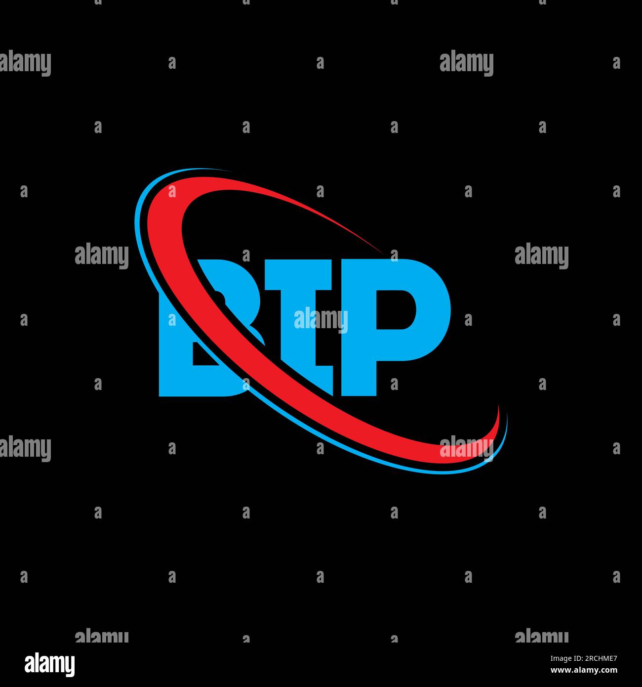 BIP logo. BIP letter. BIP letter logo design. Initials BIP logo linked ...