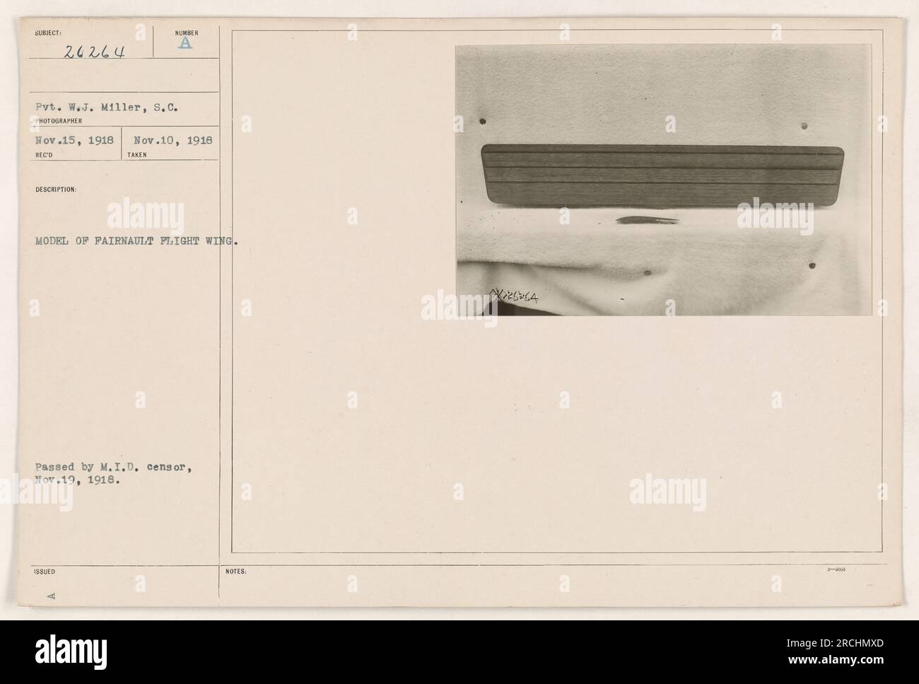 Soldier Pvt. W.J. Miller of the Signal Corps is seen in this photograph ...