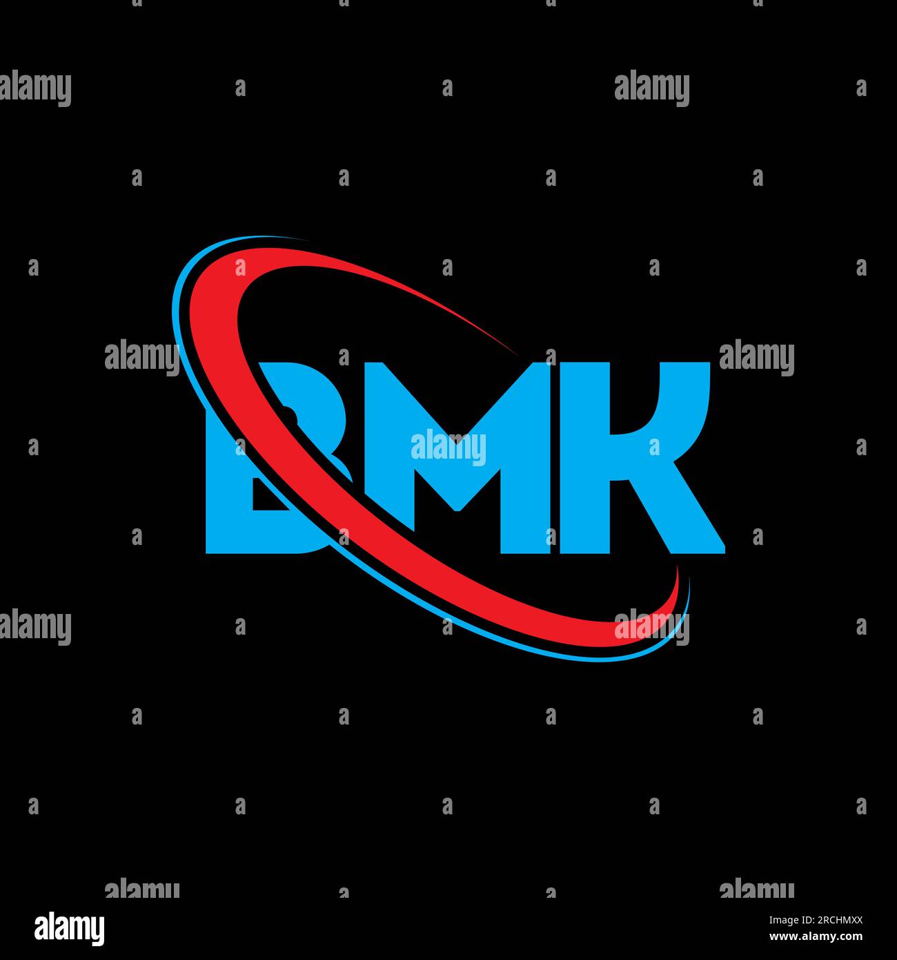 BMK logo. BMK letter. BMK letter logo design. Initials BMK logo linked with circle and uppercase ...