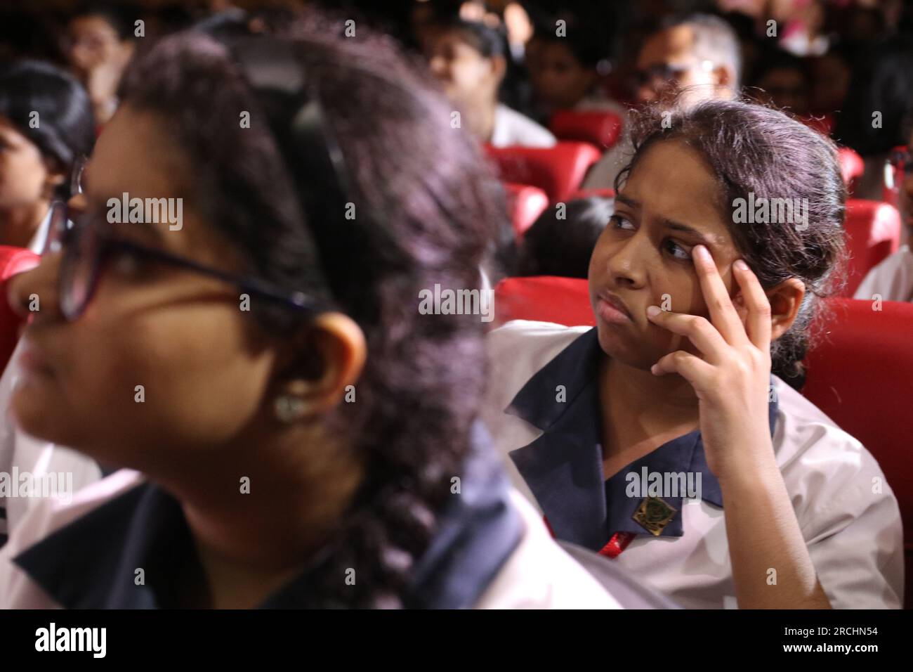 Mahadevi Birla School Students watch on live telecast of Chandrayaan-3 ...
