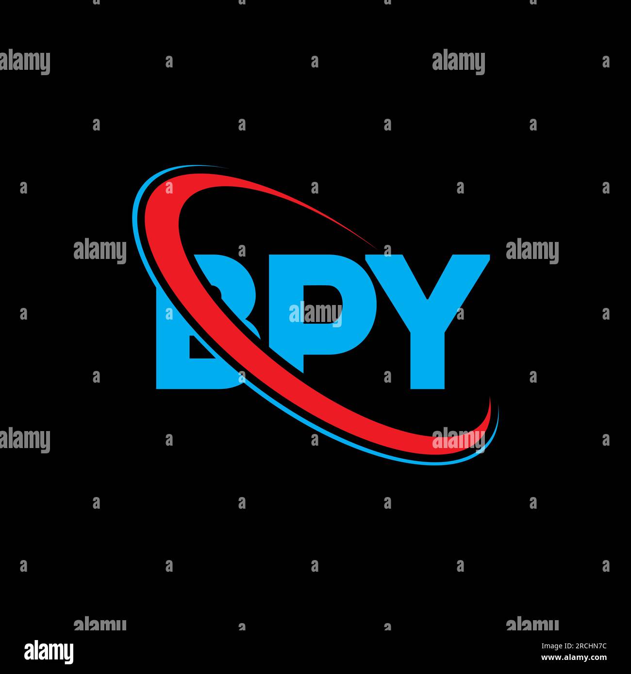 BPY logo. BPY letter. BPY letter logo design. Initials BPY logo linked ...