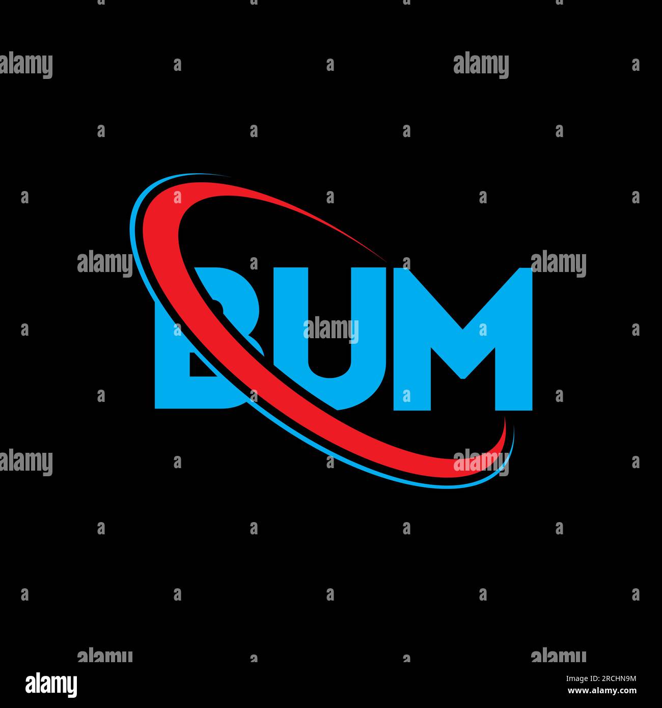 BUM logo. BUM letter. BUM letter logo design. Initials BUM logo linked ...