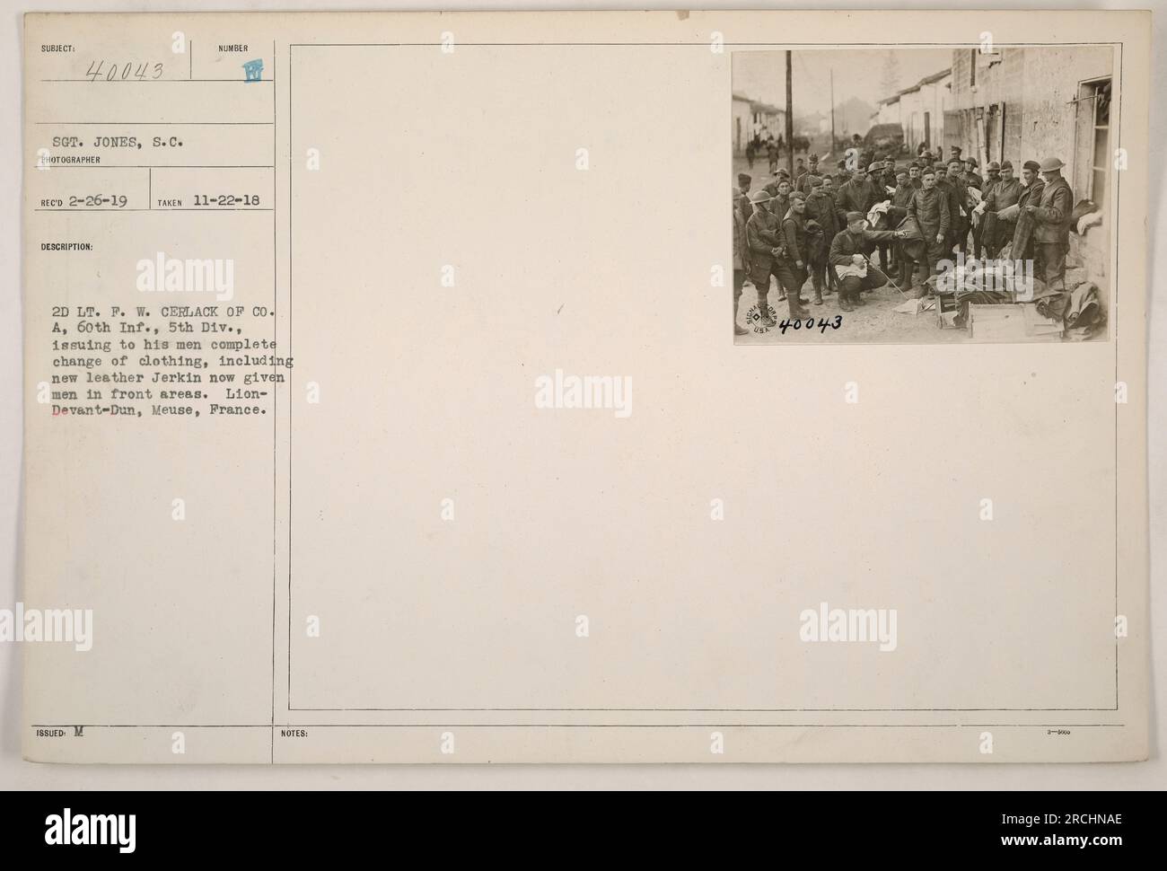 Sergeant Jones, a photographer during World War One, captured the image ...