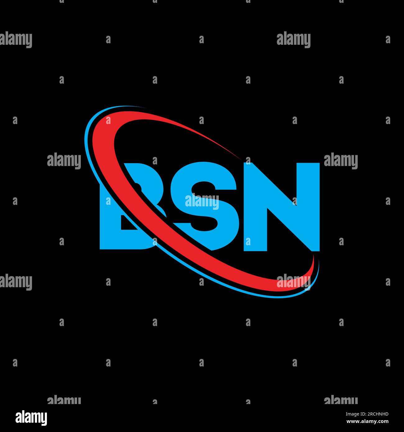 BSN logo. BSN letter. BSN letter logo design. Initials BSN logo linked ...