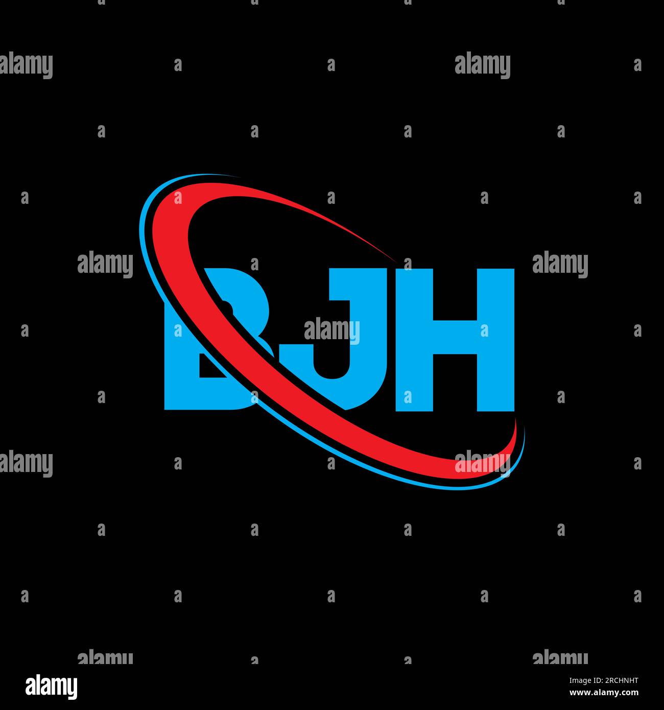 BJH logo. BJH letter. BJH letter logo design. Initials BJH logo linked ...
