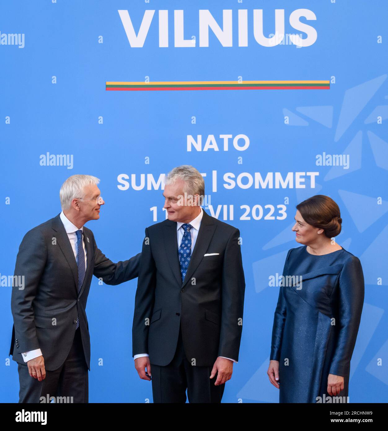 VILNIUS, LITHUANIA. 12th July 2023. Heads of States and Heads of ...