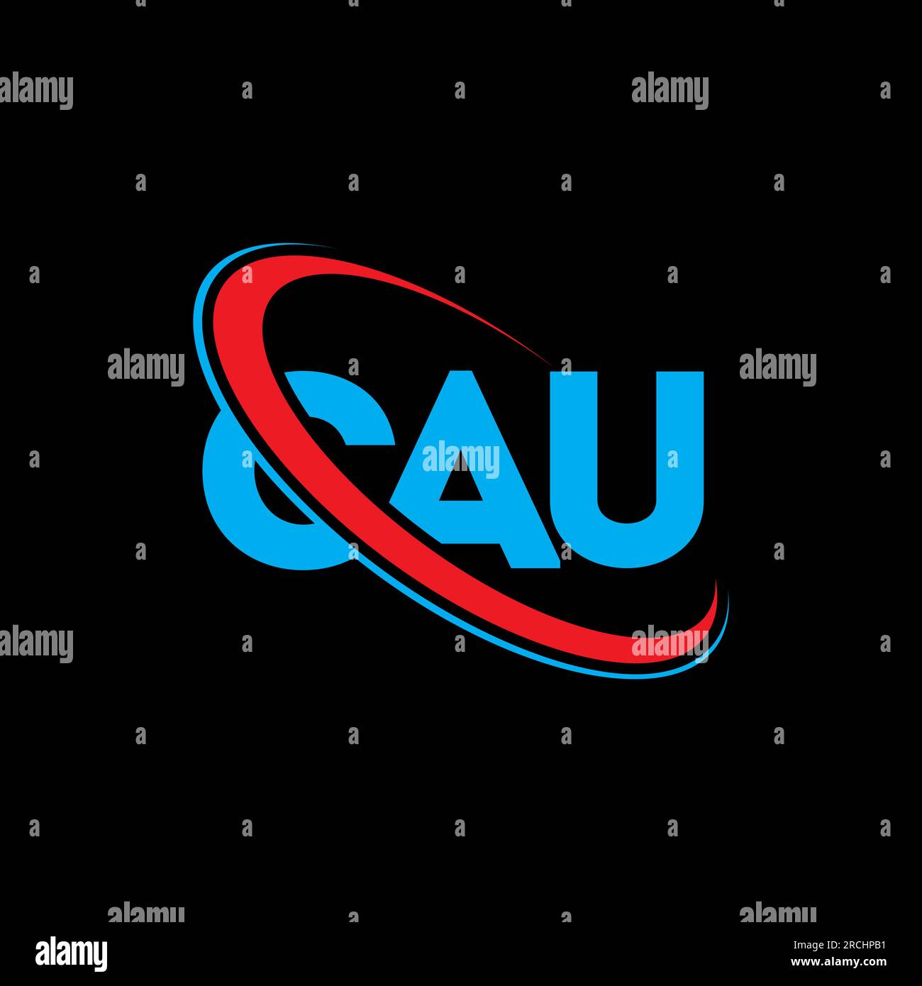 CAU logo. CAU letter. CAU letter logo design. Initials CAU logo linked ...