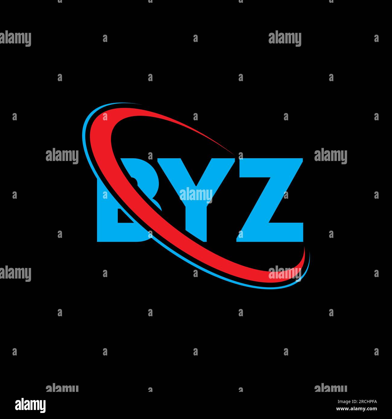 BYZ logo. BYZ letter. BYZ letter logo design. Initials BYZ logo linked ...