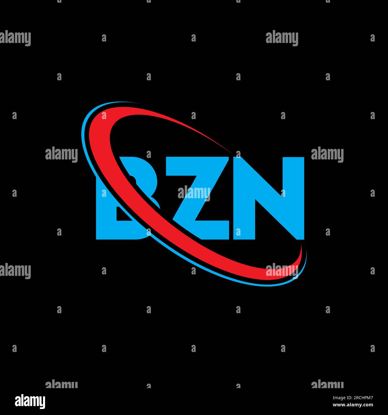 BZN logo. BZN letter. BZN letter logo design. Initials BZN logo linked ...